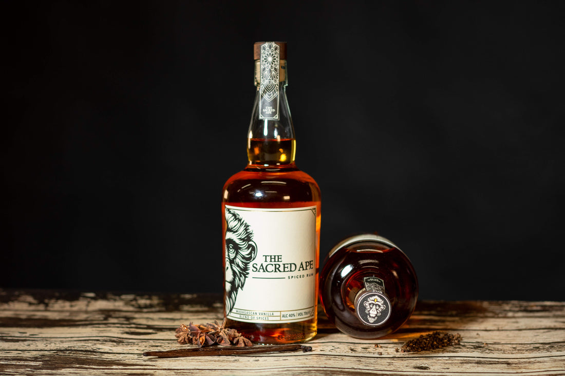 The Sacred Ape | Premium Spiced Rum.